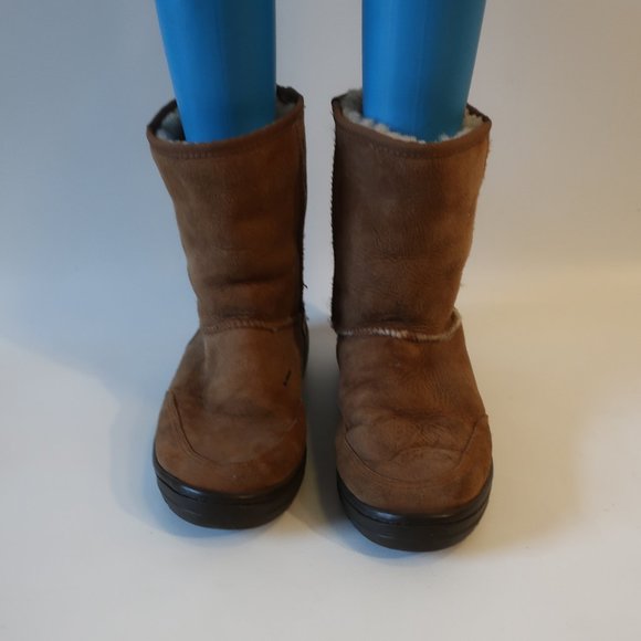 UGG | Shoes | Mens Ugg Ultra Short Sn522 Chestnut Brown Shearling Boots ...